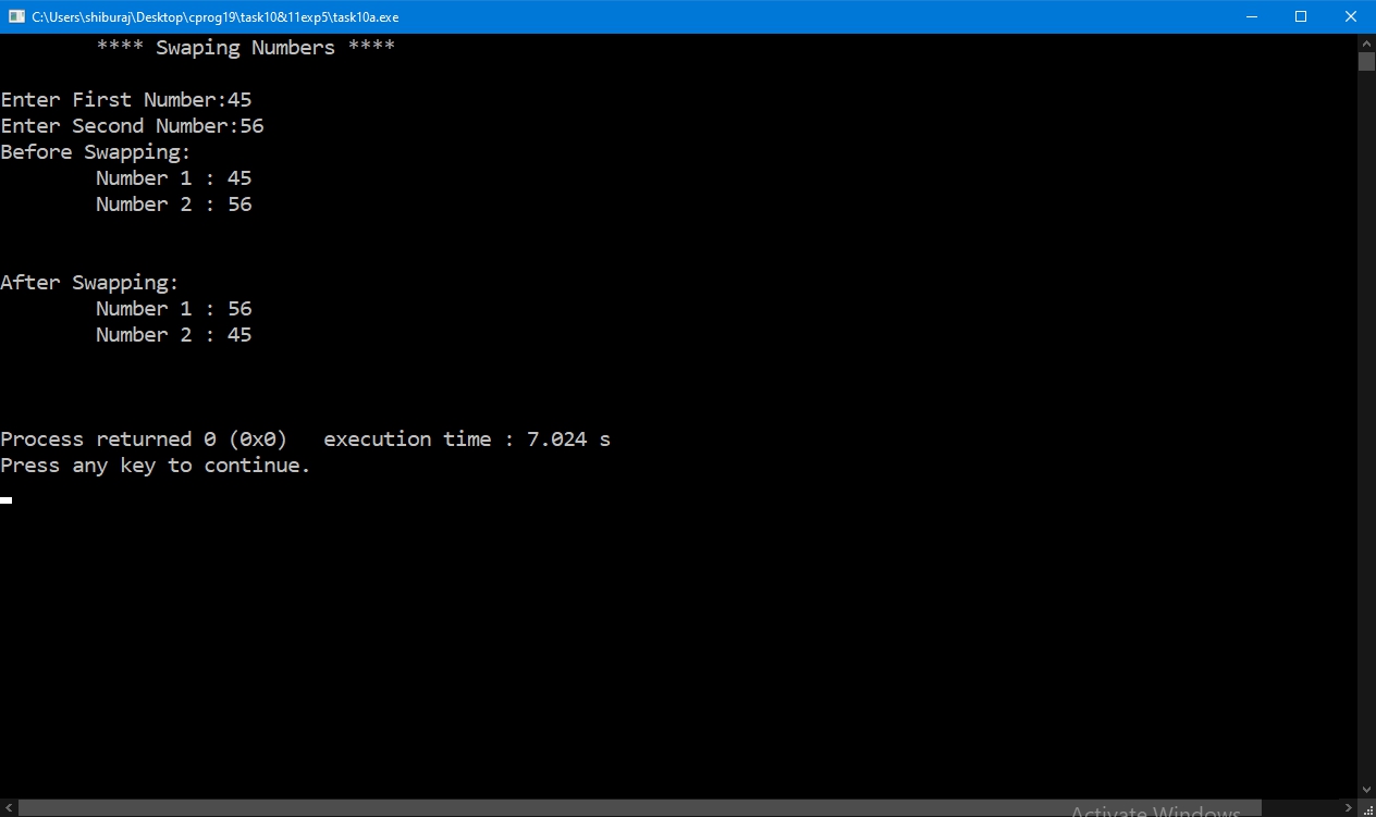 C Programming Week 3 Tasks 3102