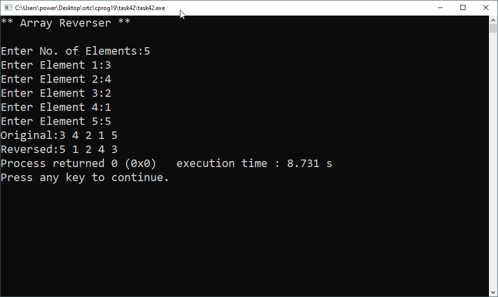 C Programming | Week 9 Tasks